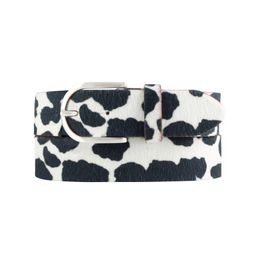 BELTINGER Belt 'Chietie' female size 85 Black / mottled black / White
