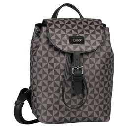 Gabor Rucksack Damen Gr&ouml;&szlig;e One Size creme / dunkelbraun / schwarz / silber