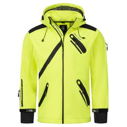 Rock Creek Outdoorjacke Herren Gr&ouml;&szlig;e L neongelb / schwarz
