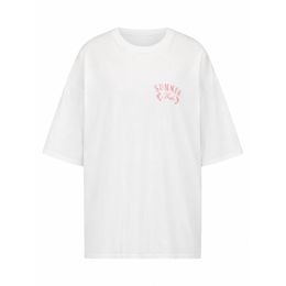 Worldclassca Oversizeshirt ''Summer Babe'' Damen Gr&ouml;&szlig;e S/L wei&szlig;
