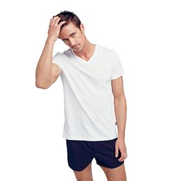 Jockey Unterhemd 'American Classic V-Neck Shirt' Herren Gr&ouml;&szlig;e XXL wei&szlig;