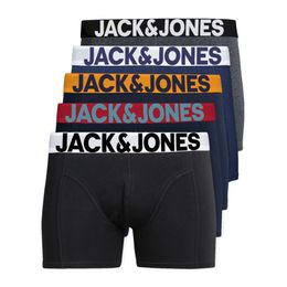 Jack & Jones JACK & JONES Boxer shorts 'JJSolid' male size L Navy / Night blue / mottled grey / Black