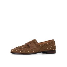 Manfield Mokassin Damen Gr&ouml;&szlig;e 41 braun Sommerschuhe
