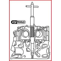 KS Tools Reinigungs-/Fr&auml;swerkzeug, CR-Injektorschacht 1521393