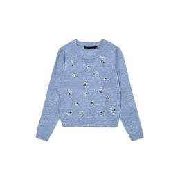 V&eacute;ro Moda VERO MODA Sweater female size XS Cream / Navy / mottled blue / Honey