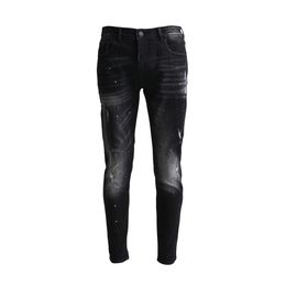 Alessandro Zavetti Jeans 'Leonelli' male size 32 Black / White