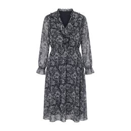 Studio Untold Kleid Damen Gr&ouml;&szlig;e 50/52 graumeliert / schwarz Sommerkleid