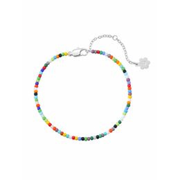 Hey Happiness Armband 'Multicolor Bead' Damen Gr&ouml;&szlig;e One Size silber