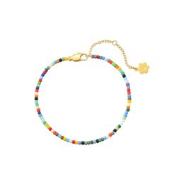 Hey Happiness Armband 'Multicolor Bead' Damen Gr&ouml;&szlig;e One Size gold
