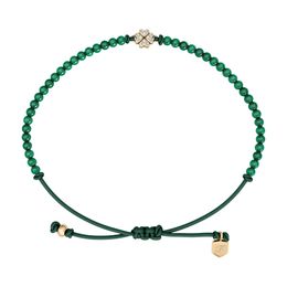 Fossil Armband Damen Gr&ouml;&szlig;e One Size gold / gr&uuml;n / transparent