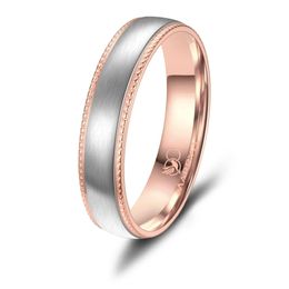 Marrya Ring 'MARRYA TI-42 Ehering aus Titan' Damen Gr&ouml;&szlig;e 54 rosegold