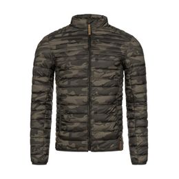 INDICODE Jeans Jacke 'Islington' Herren Gr&ouml;&szlig;e XL khaki / oliv / tanne Sommerjacke