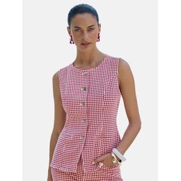 love & roses Suit Vest female size 34 Grenadine / White