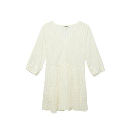 KOTON Kleid Damen Gr&ouml;&szlig;e 42 ecru Sommerkleid