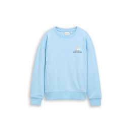 Tom Tailor Sweatshirt M&auml;dchen Gr&ouml;&szlig;e 164 hellblau / hellgelb / hellpink / schwarz