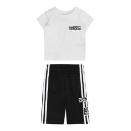 adidas originals Jogginganzug 'Adibreak' Jungen Gr&ouml;&szlig;e 104 schwarz / wei&szlig;