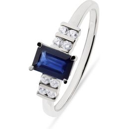 Christ Ring Damen Gr&ouml;&szlig;e 52 navy / transparent / wei&szlig;