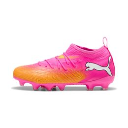 Puma Fu&szlig;ballschuh 'Future 9 Match' Jungen Gr&ouml;&szlig;e 38 orange / pink / schwarz / wei&szlig;