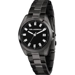 K by KARL LAGERFELD Karl Lagerfeld Uhr Damen Gr&ouml;&szlig;e One Size anthrazit / silber
