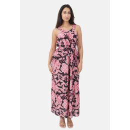 Elara Kleid Damen Gr&ouml;&szlig;e 34/42 pastellpink / hellpink / schwarz Sommerkleid