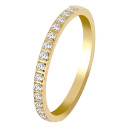Akzent Ring 'Sim' Damen Gr&ouml;&szlig;e 56 gold