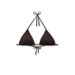 CALZEDONIA Bikini Top female size 65/70 Dark brown