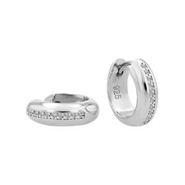 Akzent Ohrringe '"Amarylla" aus 925 Sterlingsilber, rhodiniert, langlebig' Damen Gr&ouml;&szlig;e One Size silber