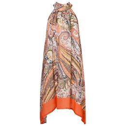 ana alcazar Kleid 'Zenny' Damen Gr&ouml;&szlig;e 40 hellorange / wei&szlig; Sommerkleid