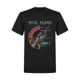 Pink Floyd Shirt 'Pink Floyd - Pink Floyd - Wish you were Distressed t-shirt' Herren Gr&ouml;&szlig;e L schwarz