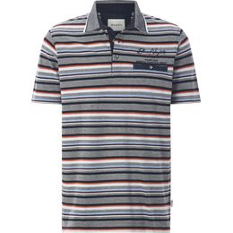 Babista Poloshirt 'Palden' Herren Gr&ouml;&szlig;e S hellblau / dunkelblau / grau / orange