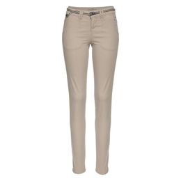 Kangaroos Chinohose mit Bindeband Damen Gr&ouml;&szlig;e 36 hellbeige
