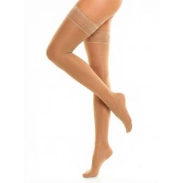 GLAMORY Hold-up stockings 'Vital 70 Halterlose St&uuml;tzstr&uuml;mpfe' female size 8XL/9XL Beige