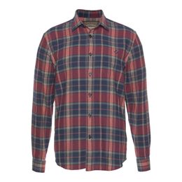 MAN'S WORLD Man's World Button Up Shirt male size 4XL Dusty blue / Pastel red