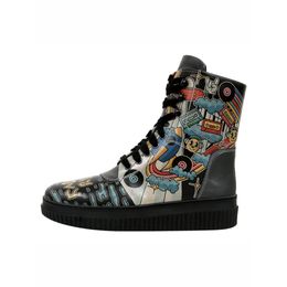 DOGO Schn&uuml;rstiefel 'DOGO Future Boots - Stay Groovy' Damen Gr&ouml;&szlig;e 40 schwarz