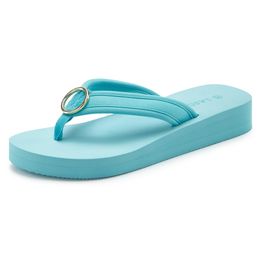 Lascana T-Bar Sandals female size 42 Turquoise