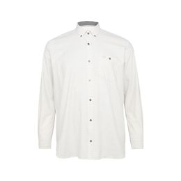 s.Oliver Men Big Sizes Button Up Shirt male size 5XL Kitt / White