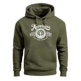 Neverless Sweatshirt 'Wild Spirit' male size S Green