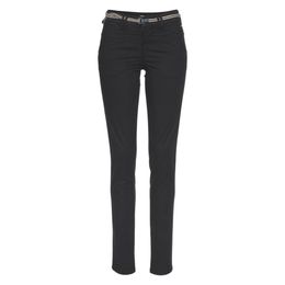 Kangaroos Chinohose mit Bindeband Damen Gr&ouml;&szlig;e 46 beige / schwarz