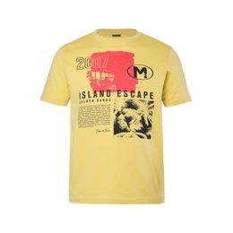 Men Plus T-Shirt Herren Gr&ouml;&szlig;e XXXL hellgelb / rot / schwarz