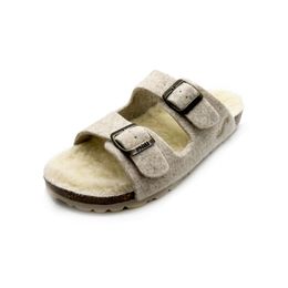 THIES Pantolette 'THIES 1856 Recycled Wool Sandal' Damen Gr&ouml;&szlig;e 38 beige