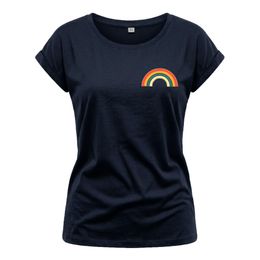 Makaya Shirt 'Rainbow' Damen Gr&ouml;&szlig;e M blau