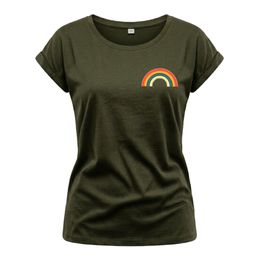 Makaya Shirt 'Rainbow' Damen Gr&ouml;&szlig;e M gr&uuml;n