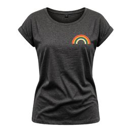 MAKAYA Shirt 'Rainbow' female size S Grey