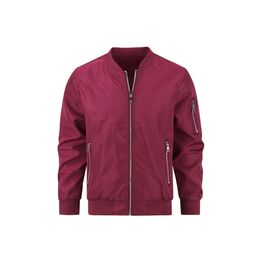 YOUTHUP &Uuml;bergangsjacke Herren Gr&ouml;&szlig;e M dunkelrot Sommerjacke