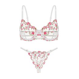 Orchibelle W&auml;sche-Sets Damen Gr&ouml;&szlig;e 75 wei&szlig;