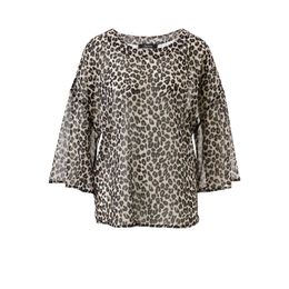 Aniston Selected Bluse Damen Gr&ouml;&szlig;e 4XL beige / braun / schwarz