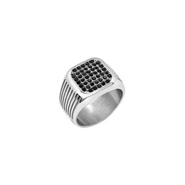Breil Ring male size 48 Black / Silver