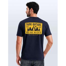 Neverless Shirt 'Think Outside' Herren Gr&ouml;&szlig;e XL navy