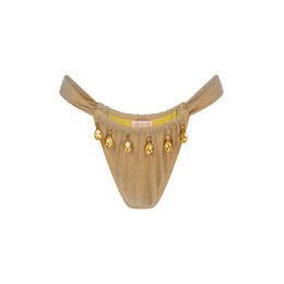Moda Minx Bikinihose 'Lumiere' Damen Gr&ouml;&szlig;e S goldgelb
