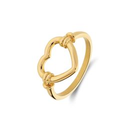 Lucardi Ring 'Statement' Damen Gr&ouml;&szlig;e 50 gold